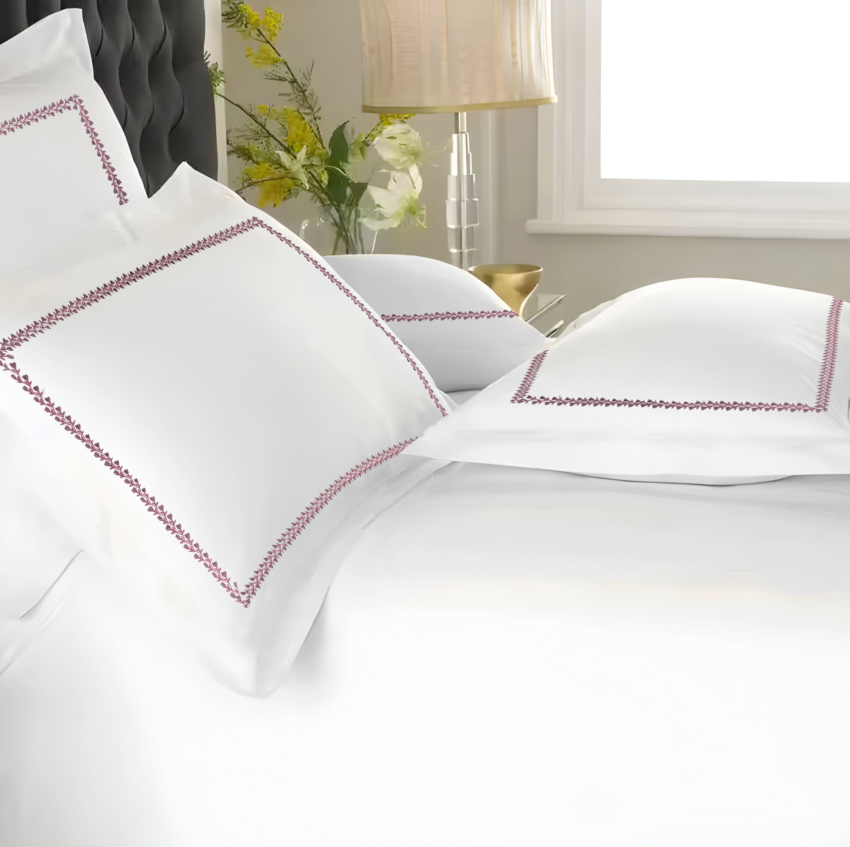 Rosetta | Floral Collection - Embroidered Linen by Sohum – Sohum Linen