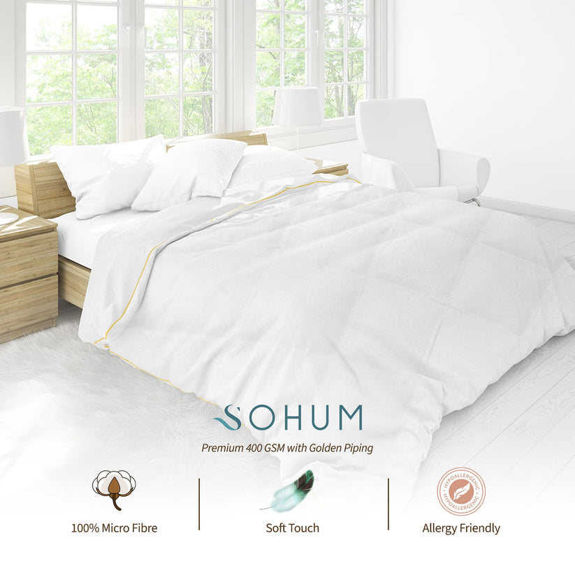 Hotel White Quilt | Comforter & Duvet | Wholesale Supply | Sohum Linen